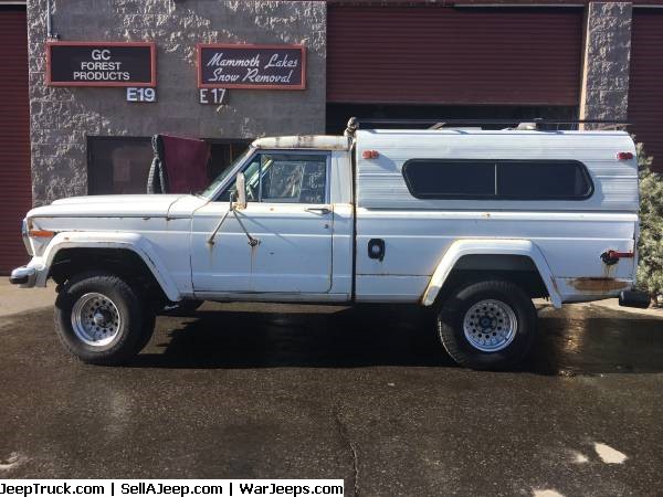 Custom Callen Camper built for a Jeep J10 Shortbed Truck 1