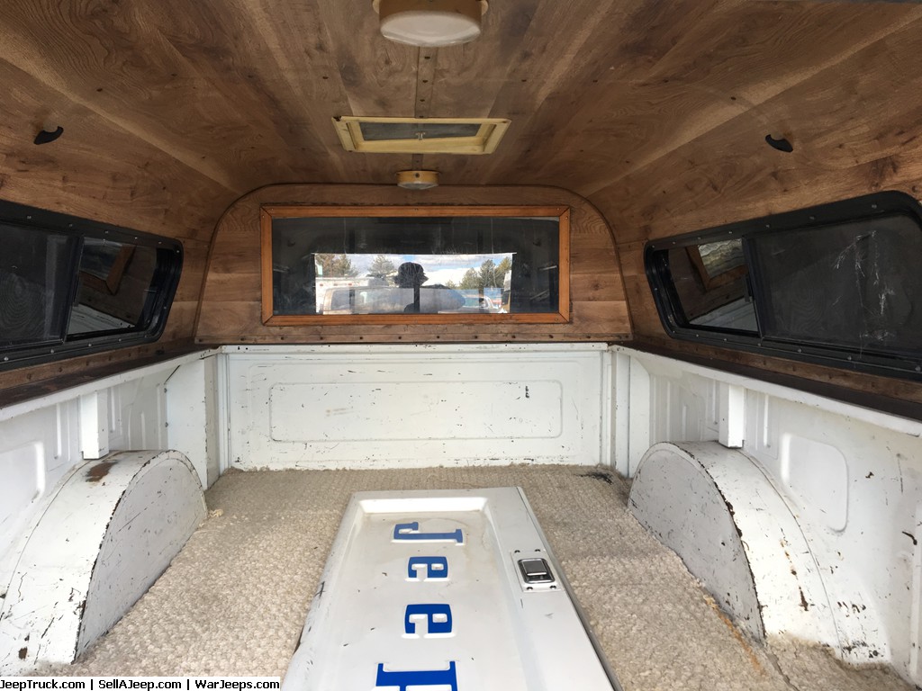Custom Callen Camper built for a Jeep J10 Shortbed Truck 4